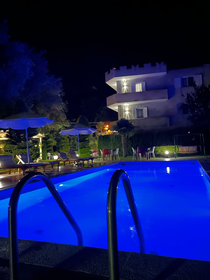 Vila Florika - Studio With Mountain View - Borsh