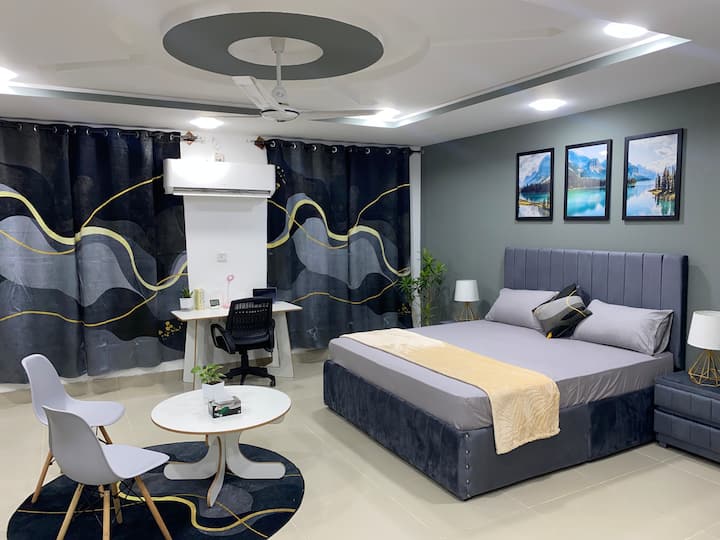 Scenic Hygienic Studio | Sunset, Greenery & Hills - Islamabad