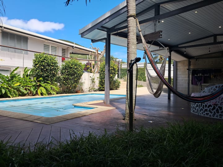 Location Saisonnière Belle Villa F5 Piscine - Nouméa