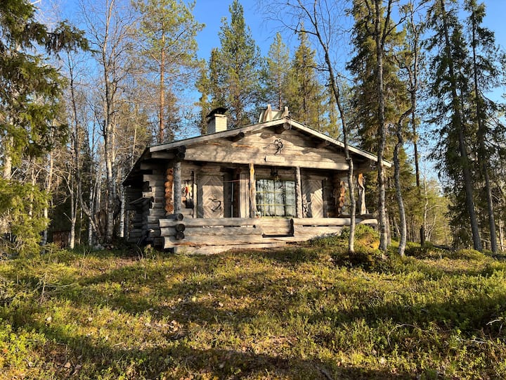 Pölökkylä - Erämökki Järven Rannalla - Finland
