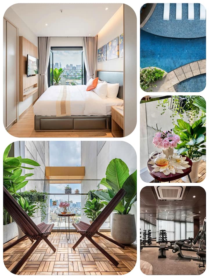 Luxury 2br /Free Pool & Gym/bathtub /Zenity 5* D1 - Ciudad Ho Chi Minh