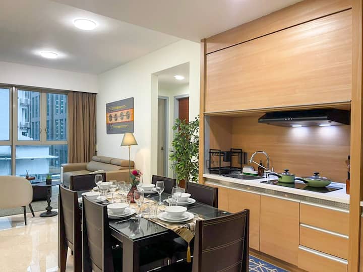 2br Luxury Suite 2mins Walk To Klcc W Nflx/bathtub - Kuala Lumpur