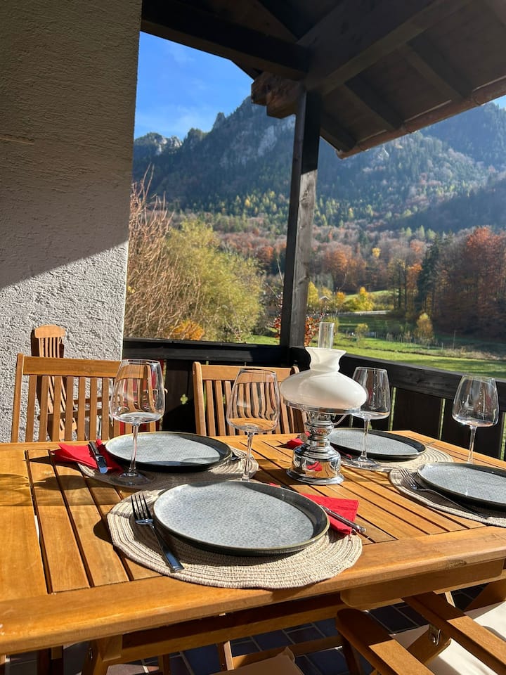 Appartement Mit Balkon Und Bergblick - Aschau im Chiemgau
