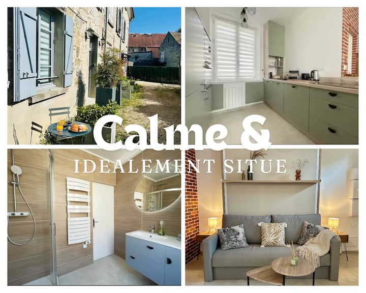 Séjour Romantique: Studio Rénové à 2 Pas Du Centre - Oise