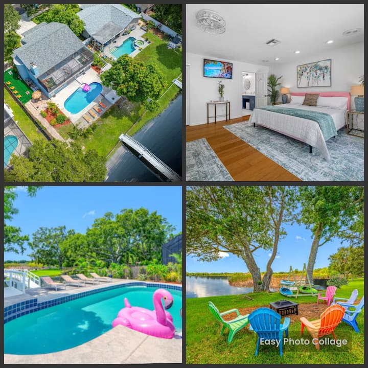 Lake&heatedpool>8miles2clwtbeach/honeymoonisland - Clearwater, FL