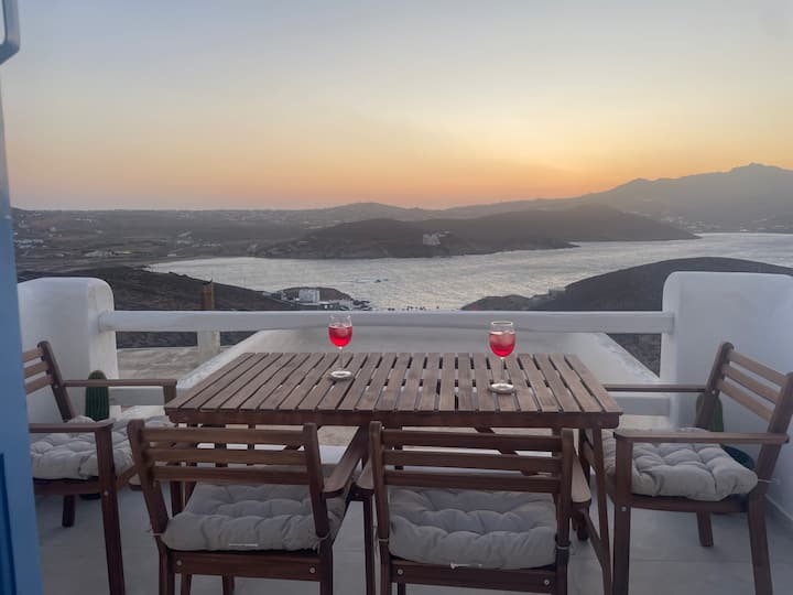 Ftelia Sea View Apartment - Mykonos