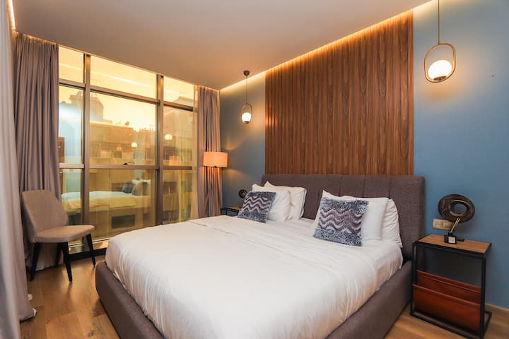 Appartement Cosy Avec Clim Et Wi-fi, Proche Marina - Tânger