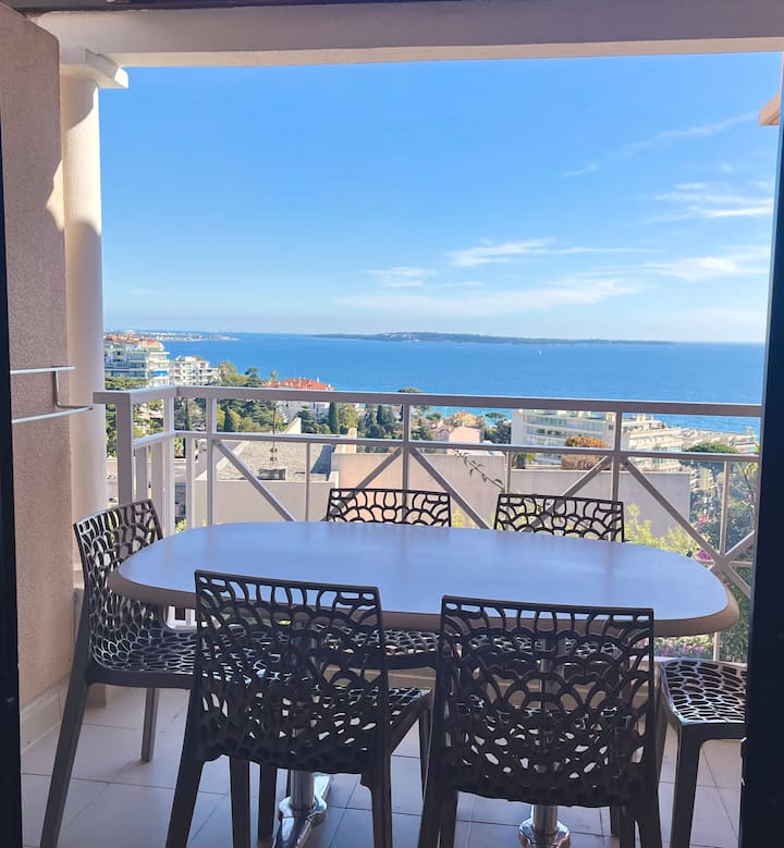 Appt 6 Pers. Vue Mer, Piscine - Cannes