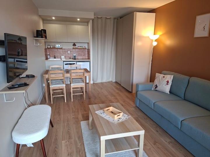 Studio Rénové – Skis Aux Pieds - Claviere