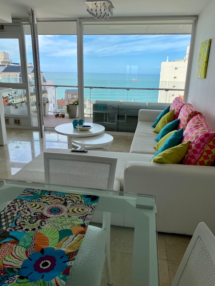 Departamento Con Amplia Vista Al Mar - Mar del Plata