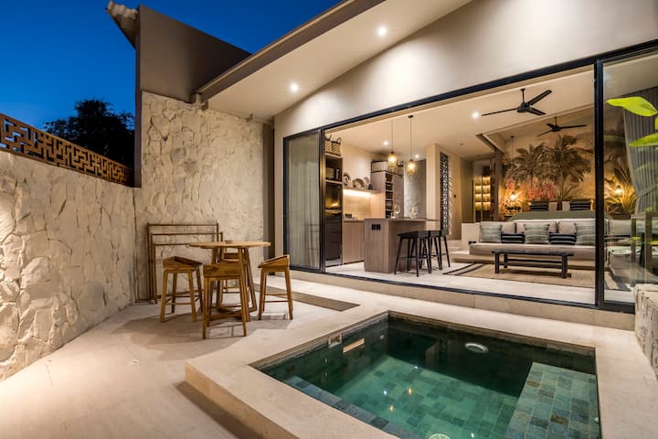 New 1bd Lush River Villa W/ Pool, Pererenan Canggu - Indonesië