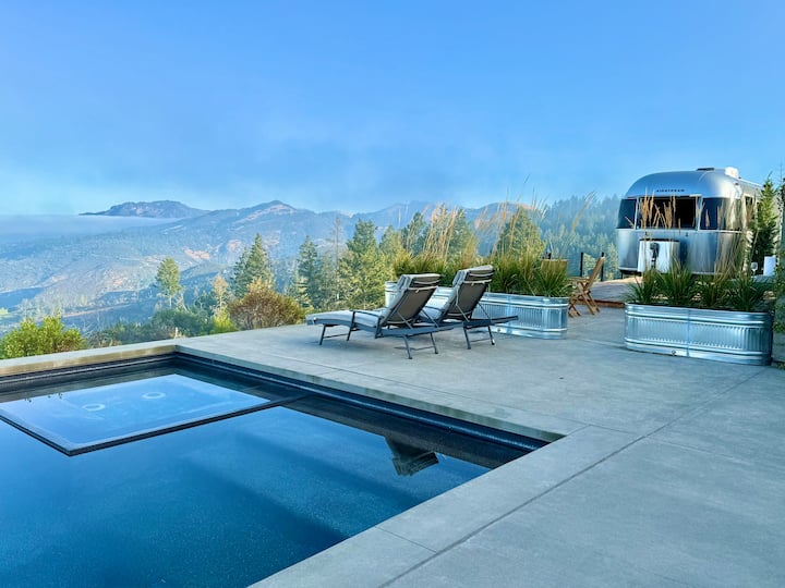 Sonoma Napa Dream Pool Airstream (New) - Landmark Vineyards, Kenwood