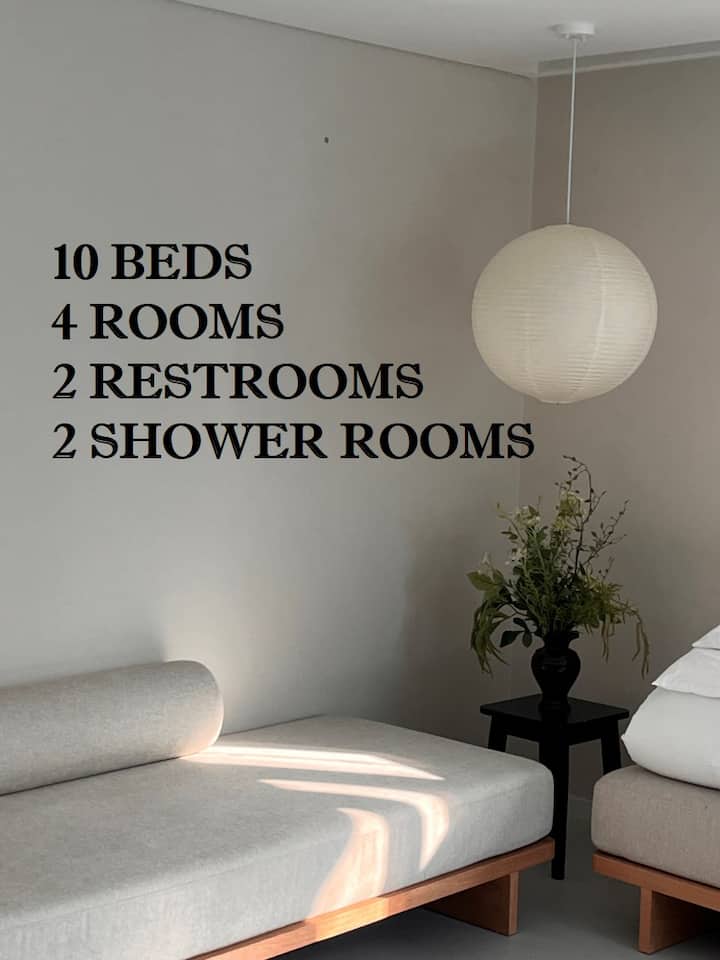 5 Min Busan Stn / One Bed Per Person / Entire 172㎡ - Busan