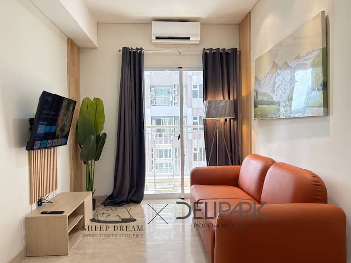 Delipark Mall Luas 60m² | 2 Kamar | Liberty Lt10 - Medan