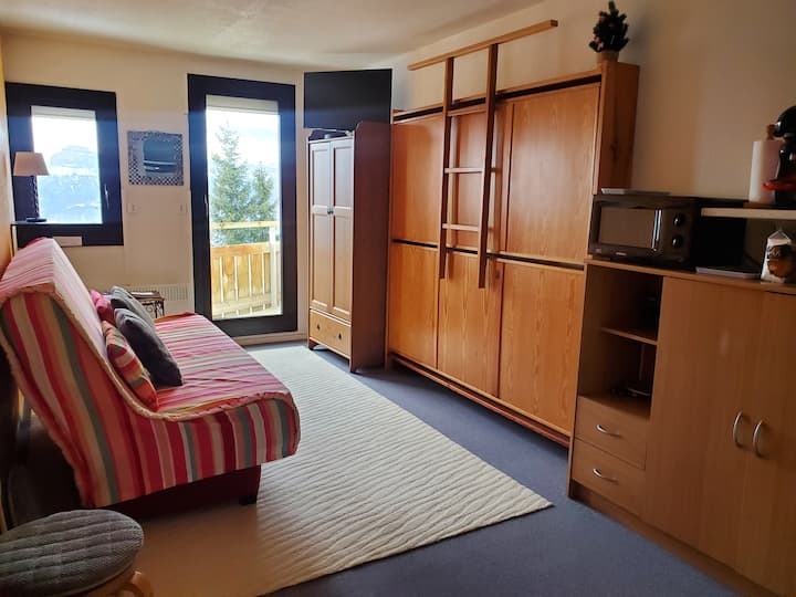 Studio Prapoutel Les 7 Laux 4 P. Ski Aux Pieds - Vaujany