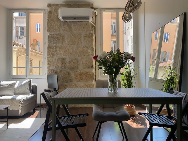 Wehost-"palais Niçois"- 4 Pers - 1 Chambre-central - Gare de Nice Ville