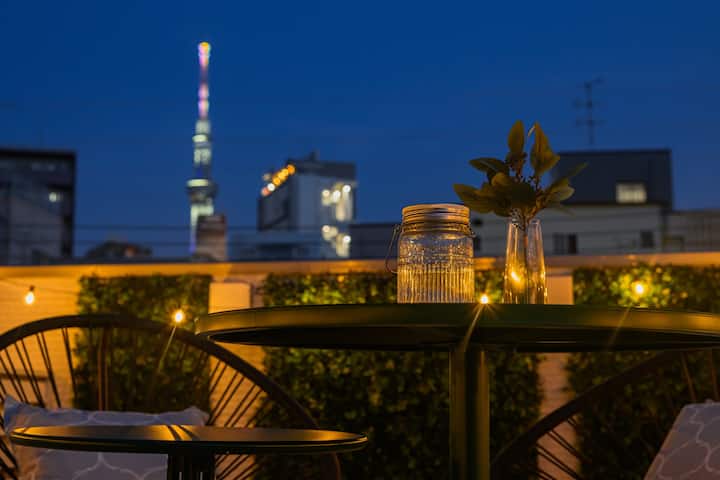 New Open Skytree View Designer Villa In Asakusa - Asakusa