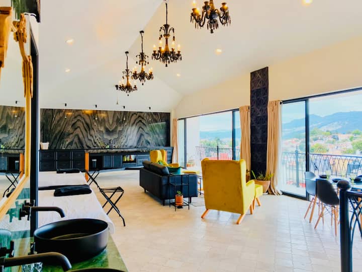 Luxury Penthouse, Historic Center, Panoramic Views - San Cristóbal de las Casas