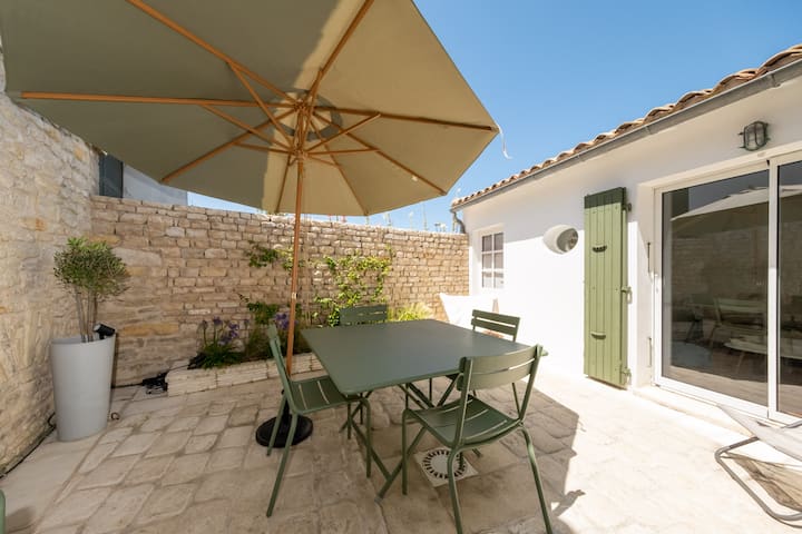Jolie Maison Rétaise 6 Personnes - La Flotte