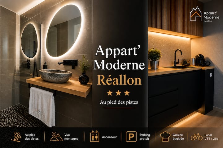 Appart' Moderne Reallon - Réallon
