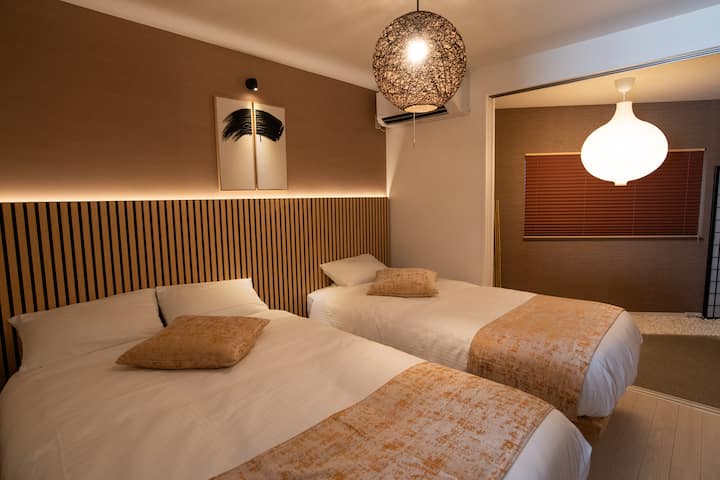 電車で難波5分|60㎡|難波・梅田・天王寺・kix・奈良へ直通|京都便利|鶴橋駅徒歩7分|温泉3分 - Osaka, Japan