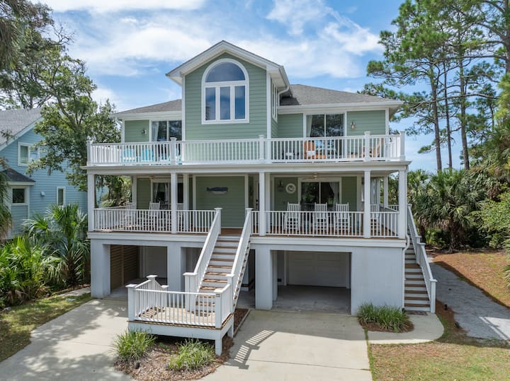 Marsh Mellow: Marsh-view Retreat - Fripp Island, SC