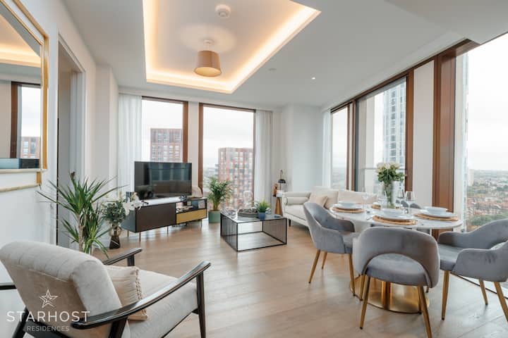 Luxurious 3-bedroom Apartment In Nine Elms - Londra