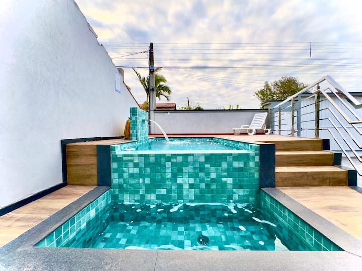 Studio Com Piscina E Fácil Acesso à Praia 350 M - Penha