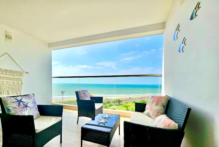 Apartasuit/resort De Lujo Con Vista Al Mar/central - Bolivar