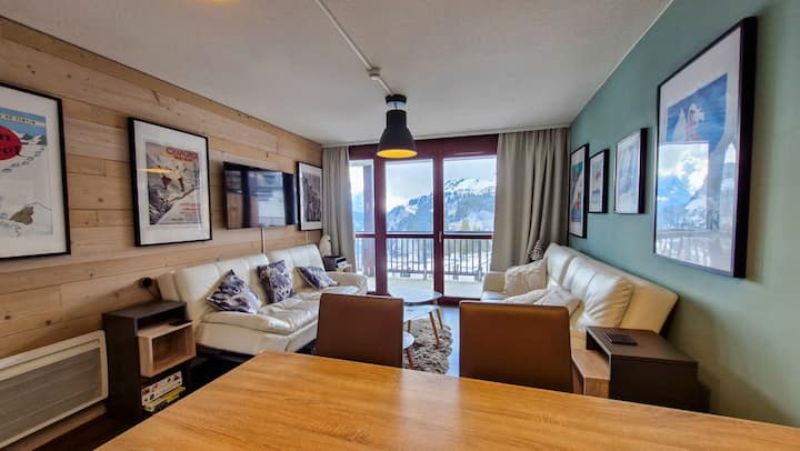 Appartement Spacieux · Départ Et Retour Skis Aux P - Flaine