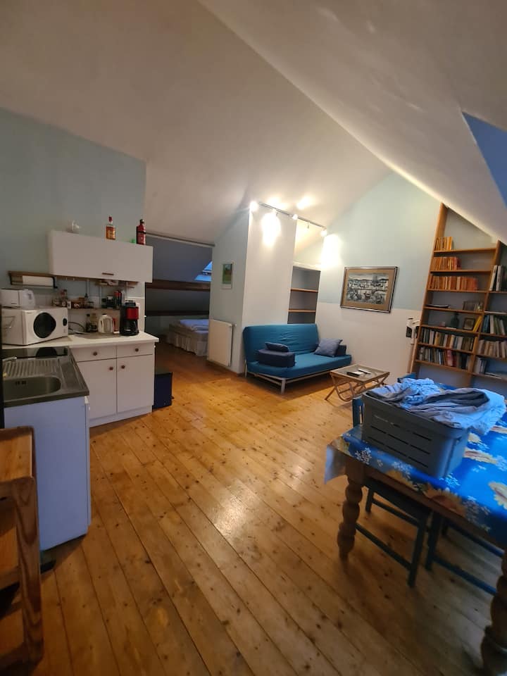 Studio Lumineux Sous Comble - Salins-les-Bains
