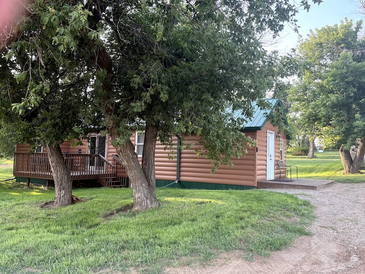 House Cabin On Edge Of Badlands - North Dakota