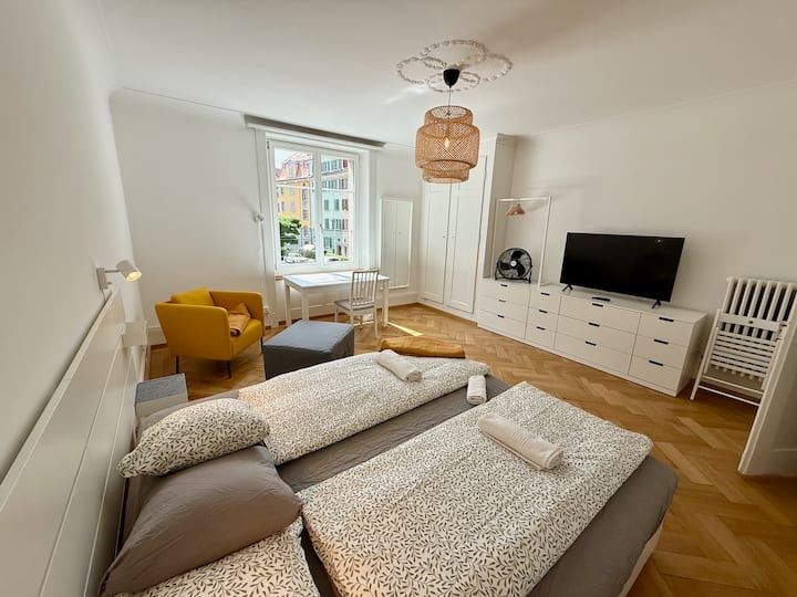 X Calm 3-bedr. Apt At University - Bern