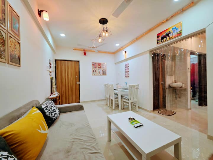 Bliss 135: Stylish 2 Bedroom Apt With Kitchen - Mumbai