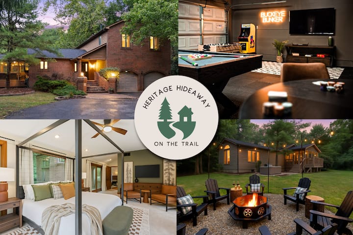 Heritage Hideaway- Game Room | Firepit | Hot Tub - Polaris, OH