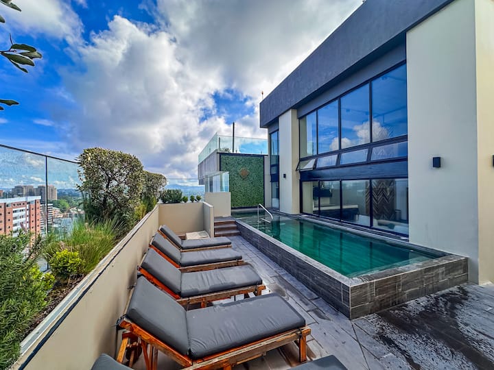 Apartamento Mirador Del Cielo + Piscina Y Jacuzzi - Guatemala