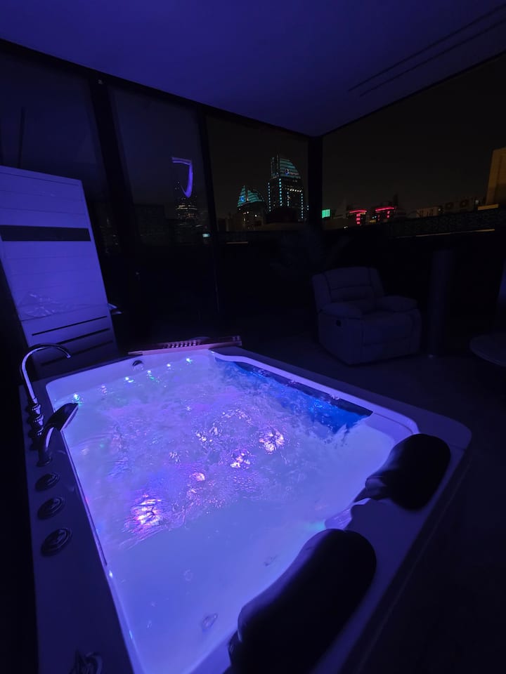 Luxury - Bbq - Jacuzzi - Massage - Skyline Views - Riyadh
