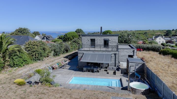 Chalet Breton Et Bain Nordique - Plouguerneau