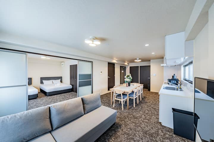 Familyroom/3bedrooms/110m2/5minstodotonbori - Dotonbori