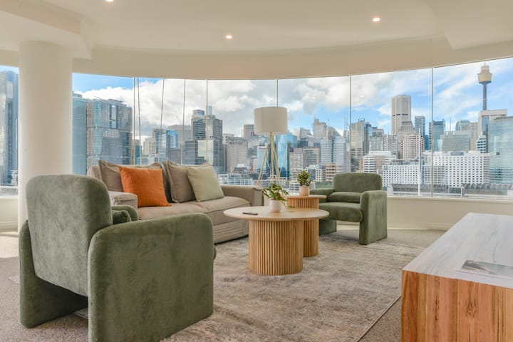 Darling Harbour View & City Skyline 3br Retreat - Sydney