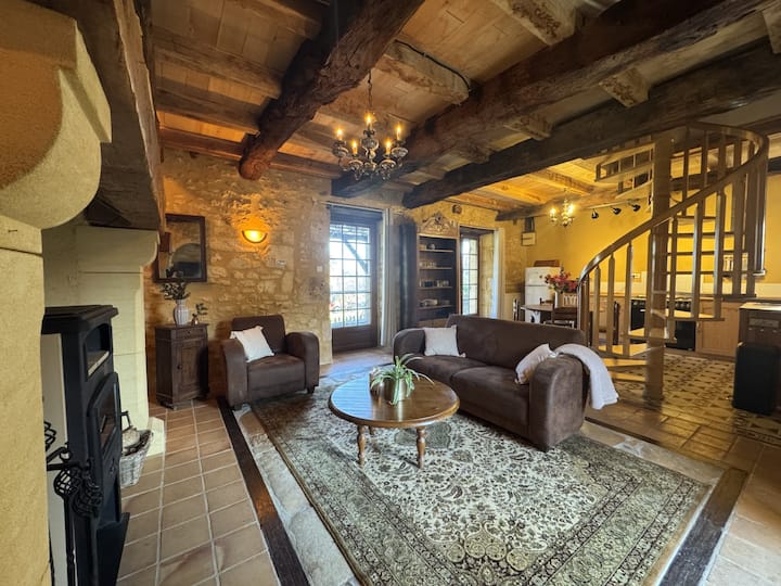 Charmante Gîte 2-4p Met Verwarmd Zwembad & Terras - Les Eyzies-de-Tayac-Sireuil
