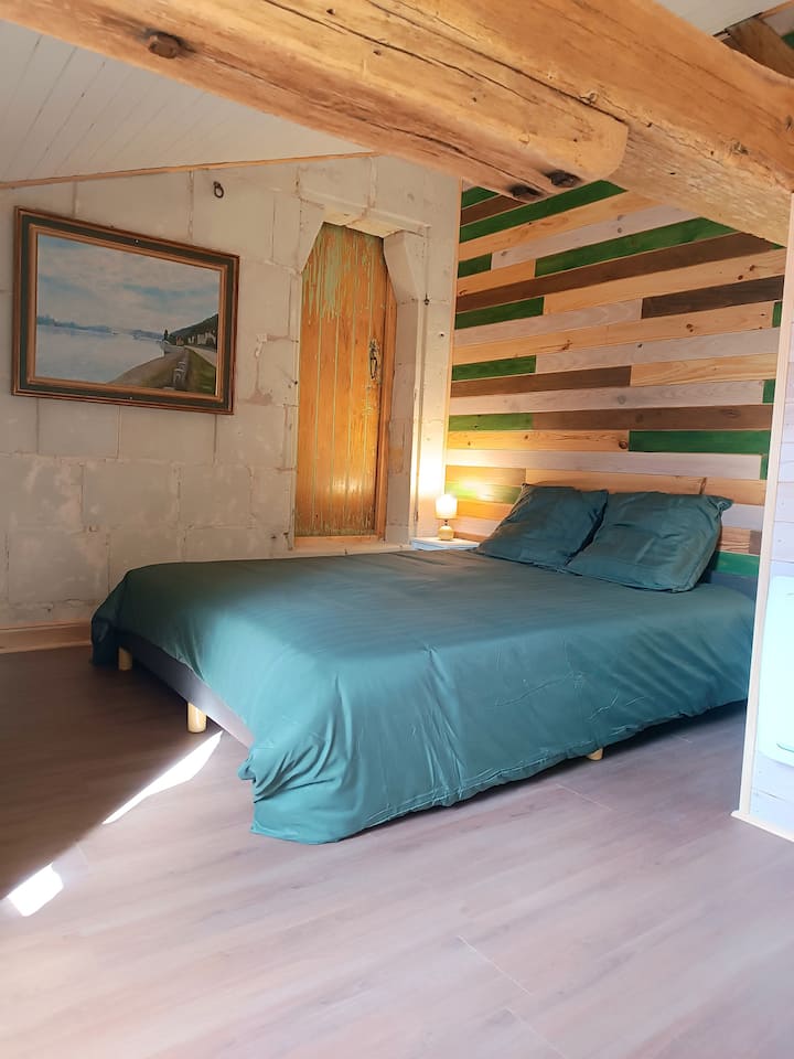 2 Vraies Chambres, 6 Pers, Rue Calme, 60m2 - Loudun