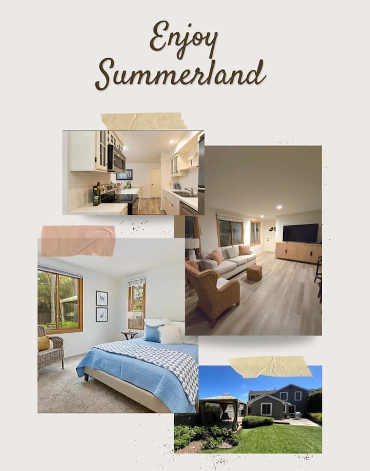 Hermosa Y Cómoda Casa En Summerland Sta Bárbara Ca - Summerland, CA