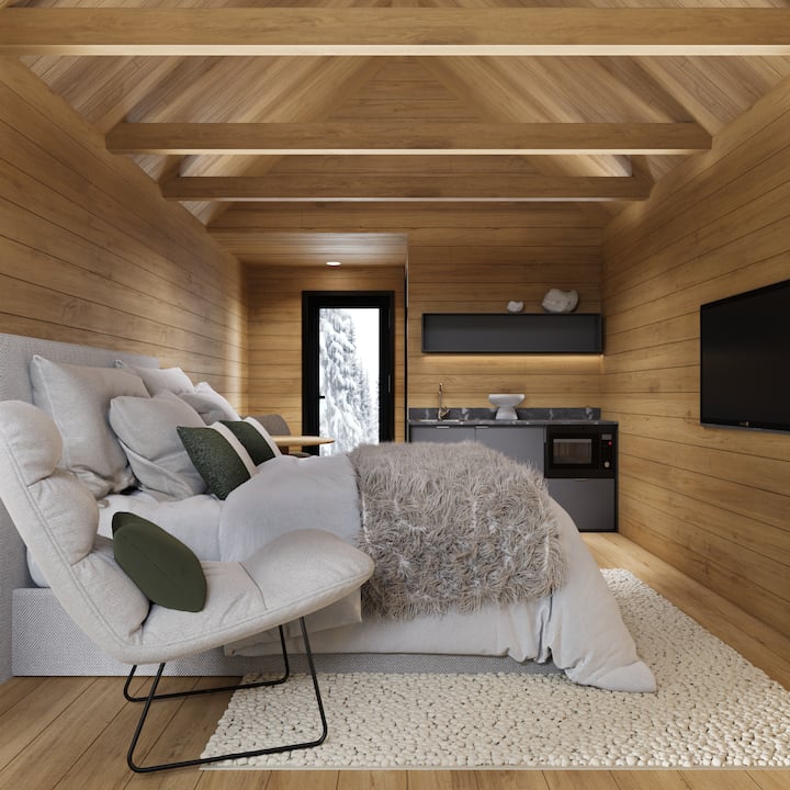 Silencius Cabin& Private Jacuzzi - Rovaniemi
