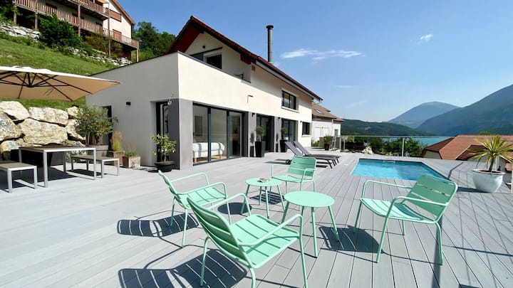 Villa Oliva – Piscine & Vue Lac - Lac de Monteynard-Avignonet