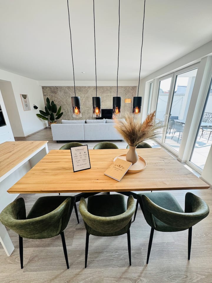 Design City Apartment, Roof Terrace, Top Location - Heidelberg
