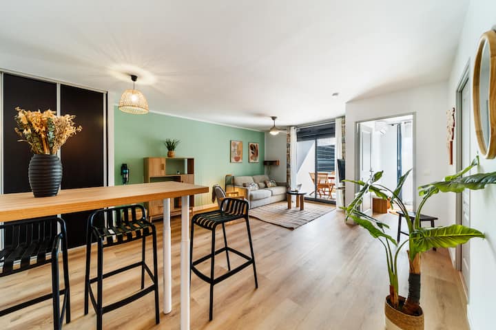 Appartement T2 Moderne Et Calme - Saint-Denis