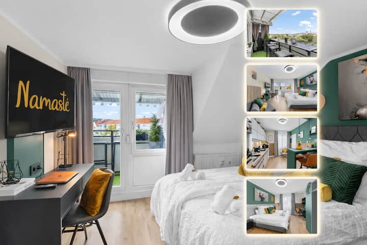 Namasté Homes • 12 Personen • 2,5 Bäder • Balkon - Bamberg