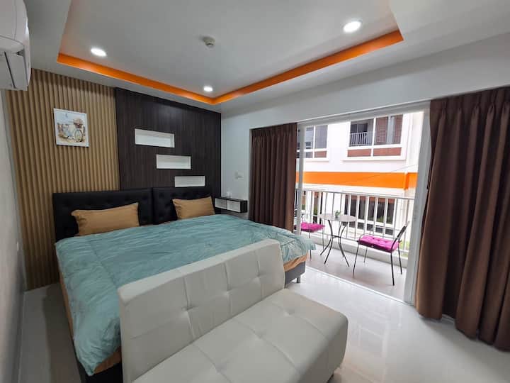 New Nordic 新房间 洗衣机,无线网络海边泳池公寓 8折 - Pattaya City