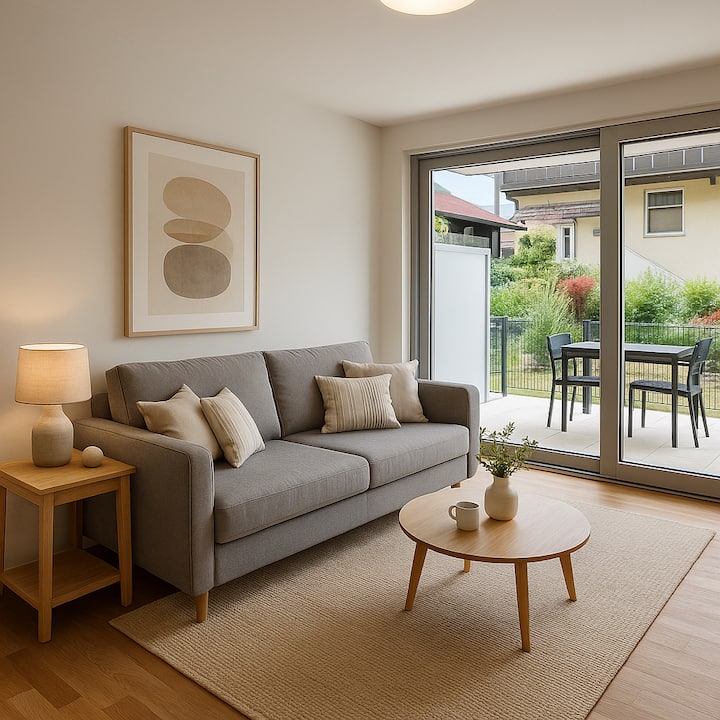 Gartenwohnung - 2 Schlafzimmer - salzbourg